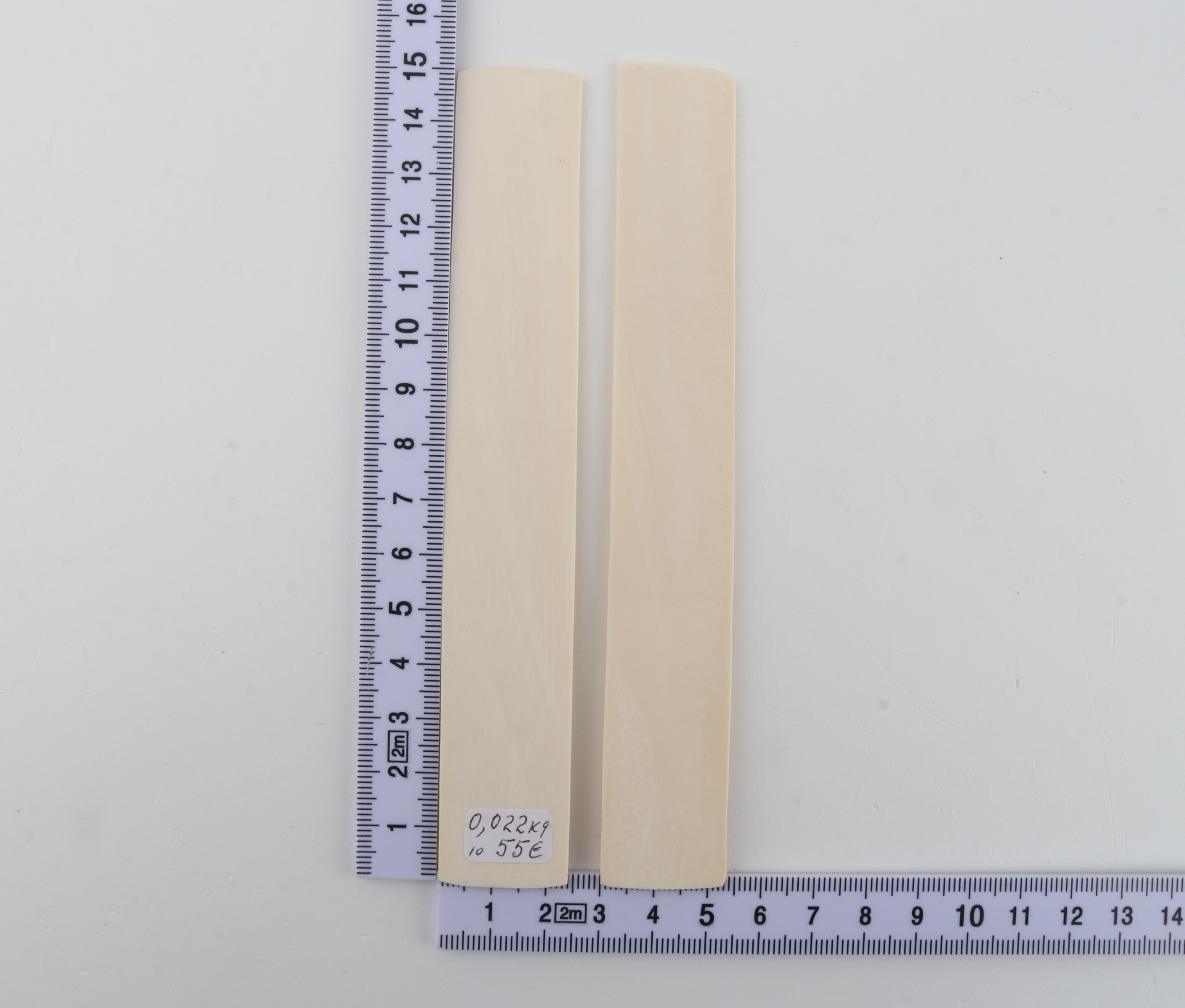 White mammoth ivory scales – Arctic Antiques
