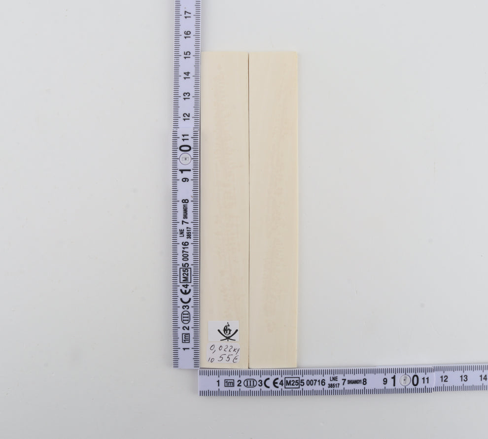 White natural mammoth ivory scales – Arctic Antiques