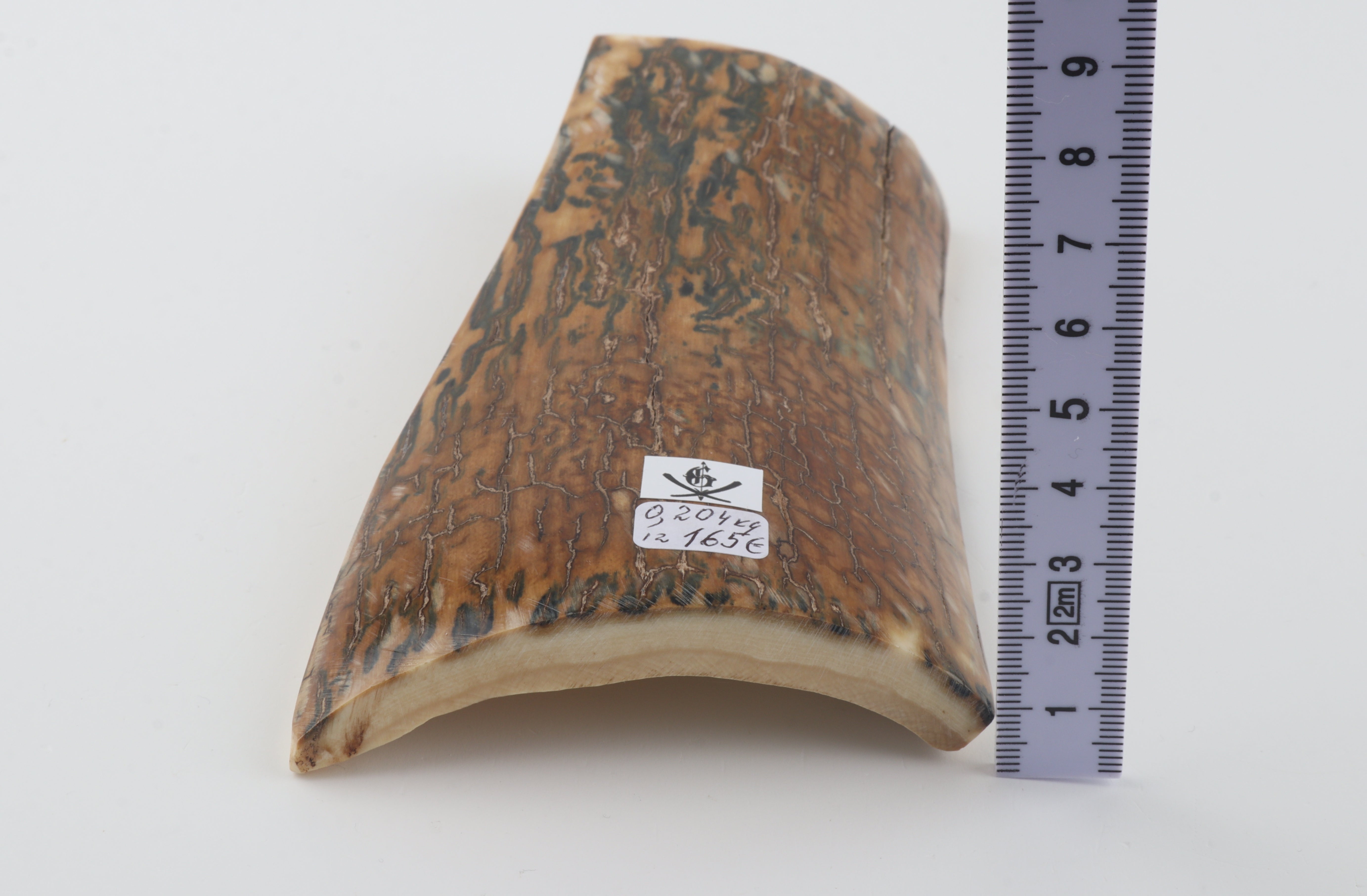 Blue-caramel mammoth bark – Arctic Antiques