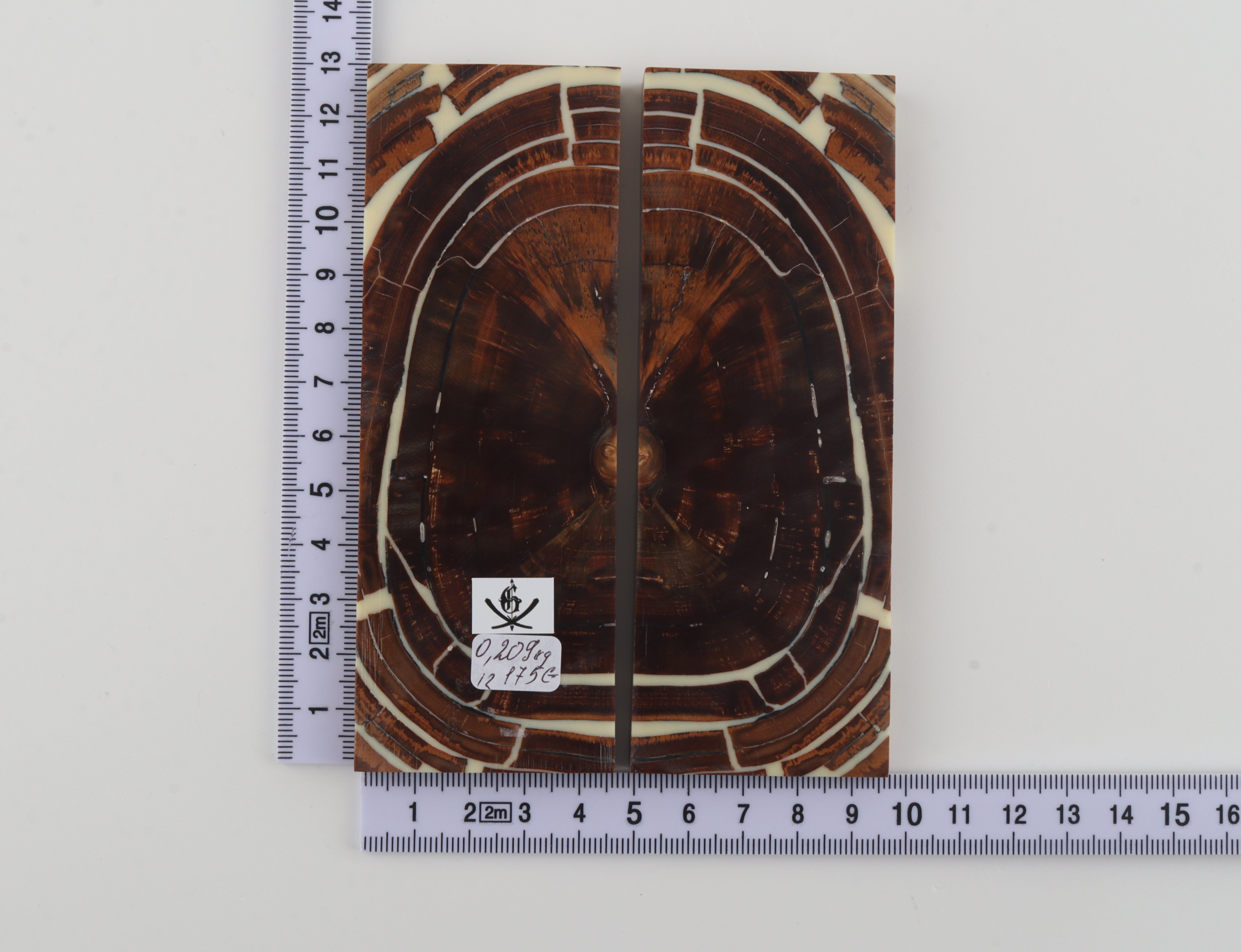Stabilised mammoth ivory scales – Arctic Antiques
