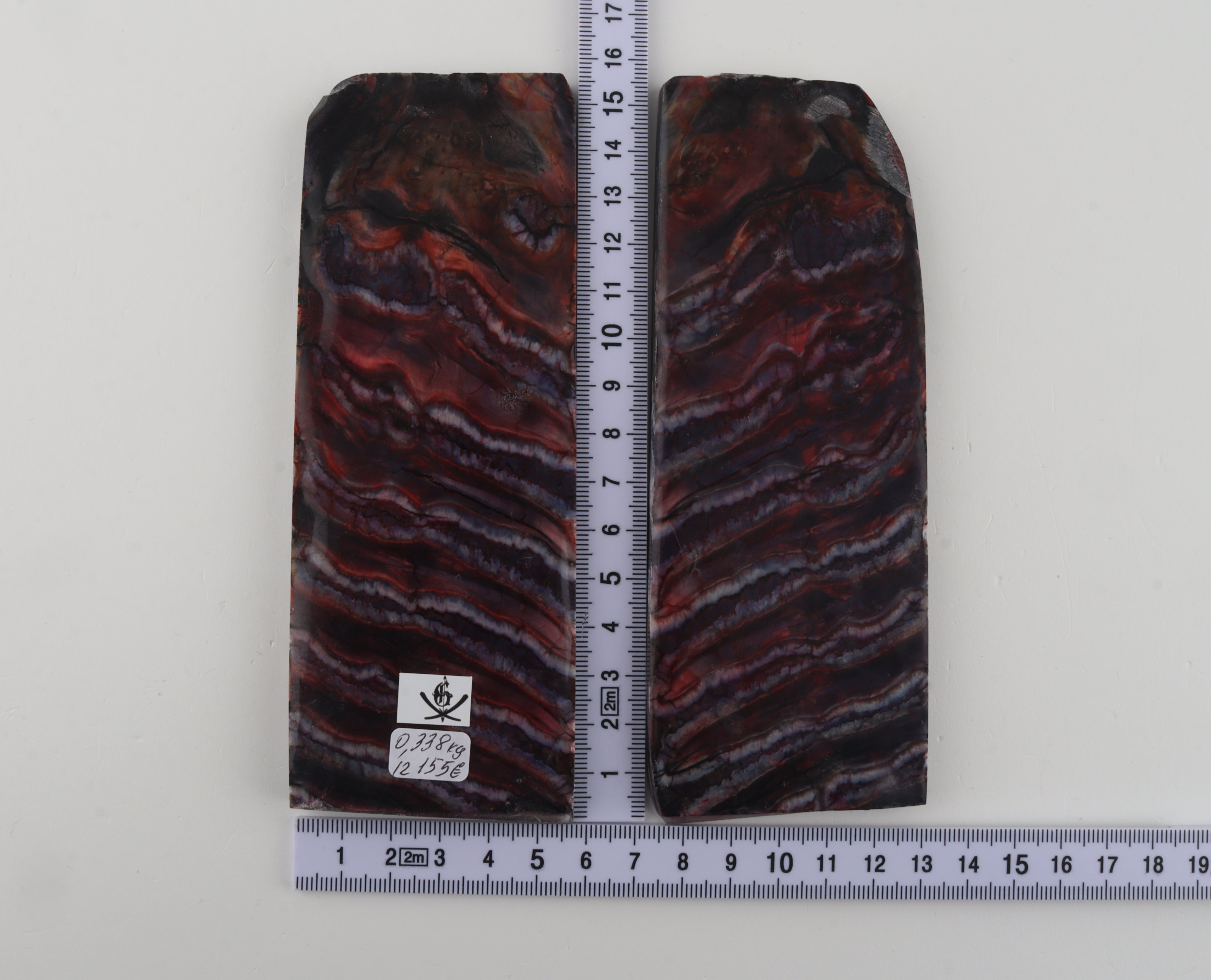 Stabilised mammoth molar scales – Arctic Antiques
