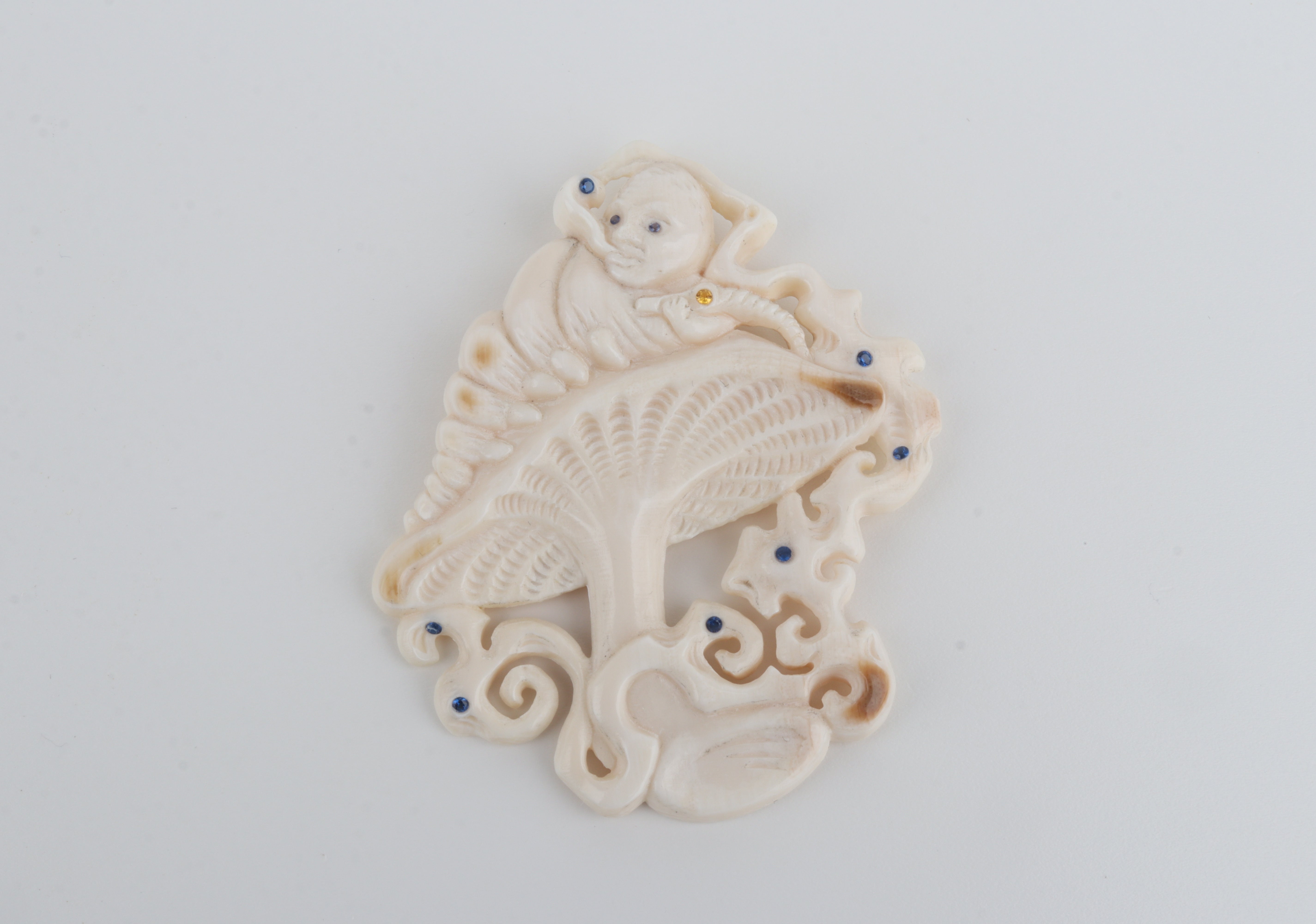 Mammoth Ivory Mushroom Brooch – Arctic Antiques